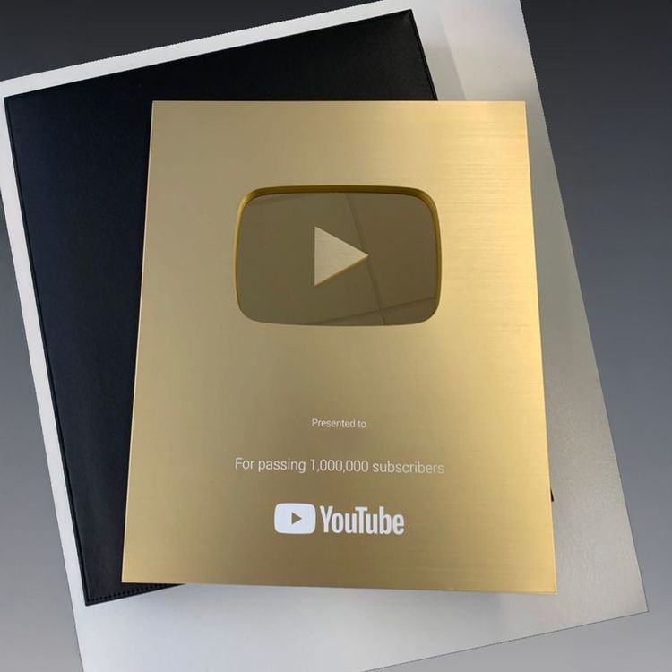 The YouTube Golden Play Button – nzoi.com | إنزوي